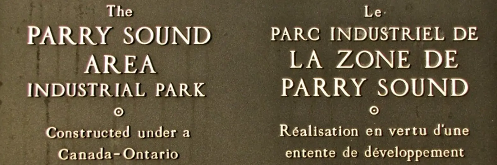 Parry Sound Area Industrial Park | Town of Parry Sound